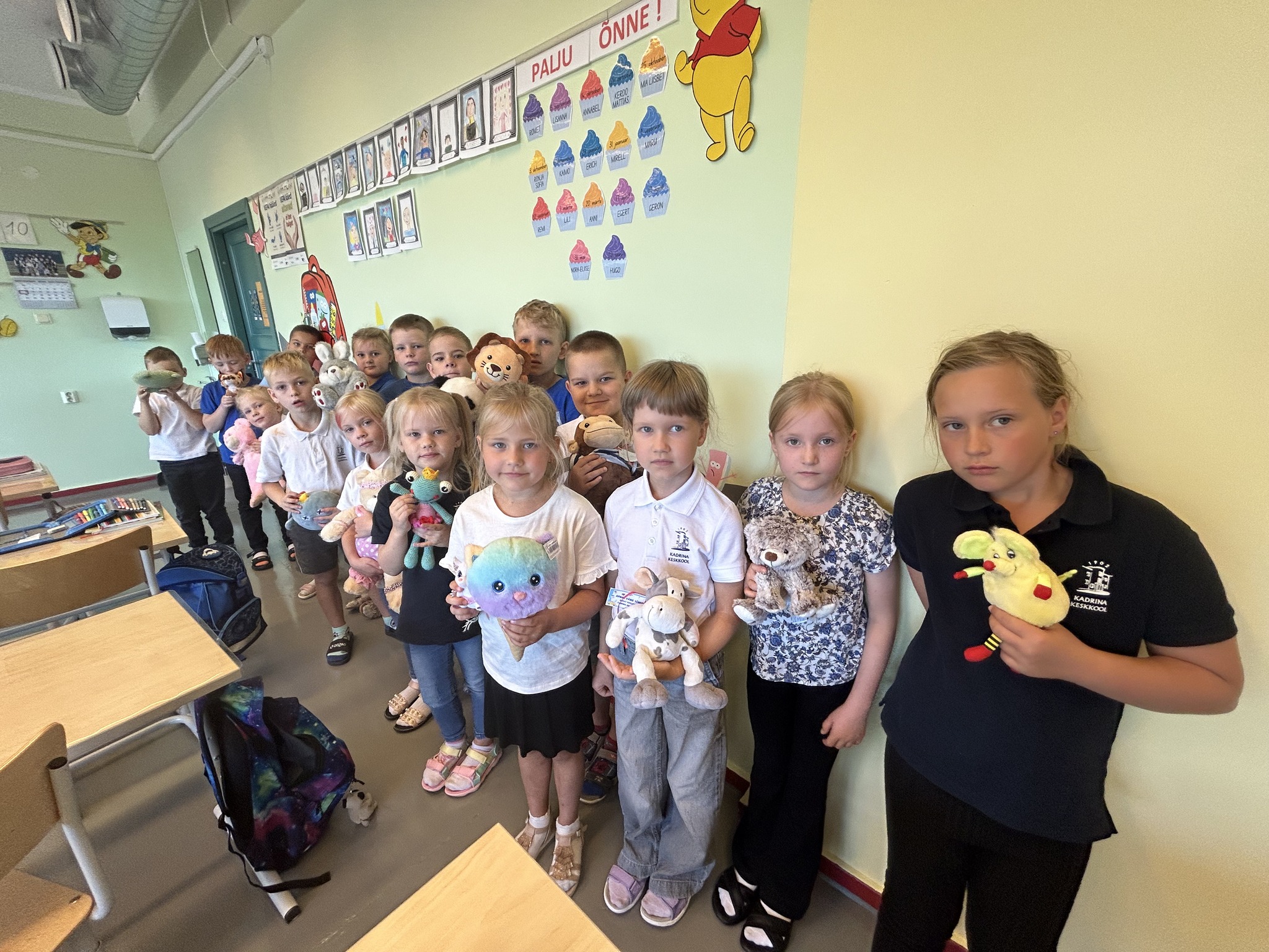 Kaisuloomad 1. klassi õpilastele - Kadrina Keskkool